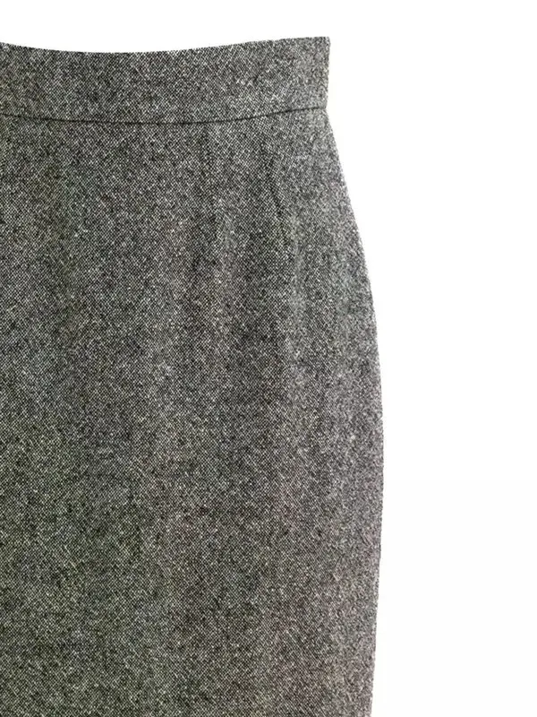 Dolce & Gabbana Textured Midi Skirt - Grey