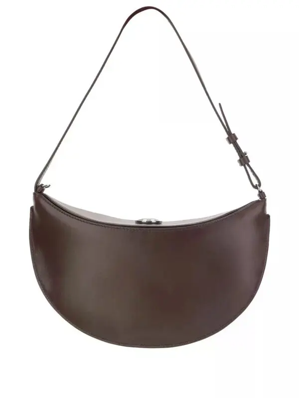 Jacquemus Embossed-logo Shoulder Bag - Brown