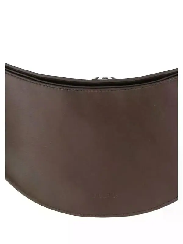 Jacquemus Embossed-logo Shoulder Bag - Brown