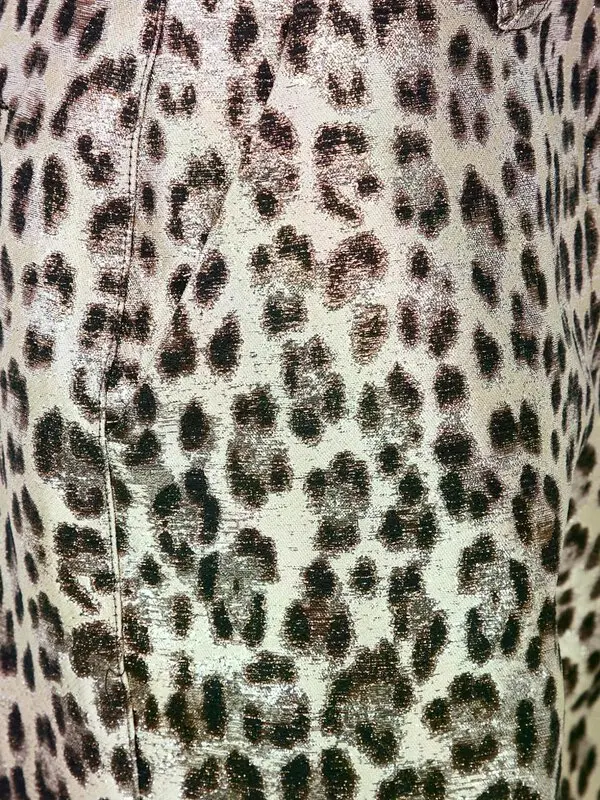 P.a.r.o.s.h Leopard-print Straight Leg Trousers