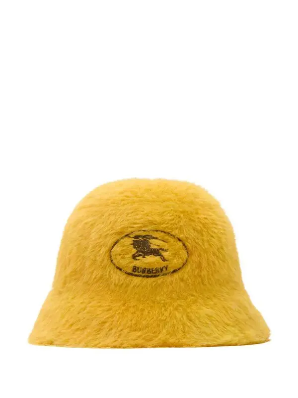 Burberry Embroidered Bucket Hat - Yellow