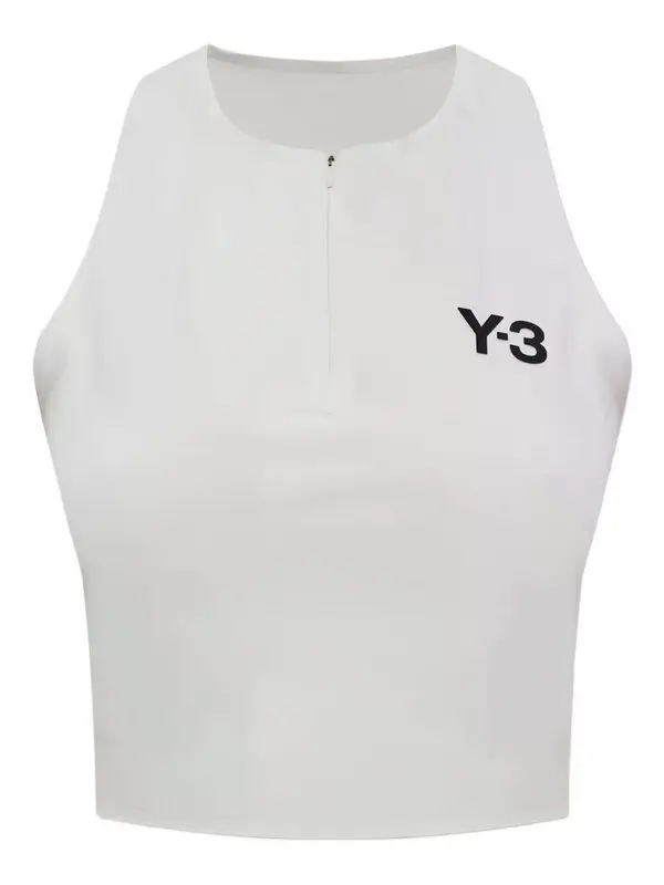 Y3 Zip-front Logo Top