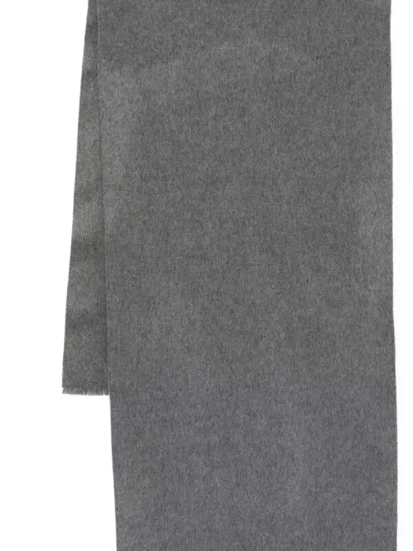 Jacquemus Tailleur Embroidered-logo Scarf - Grey