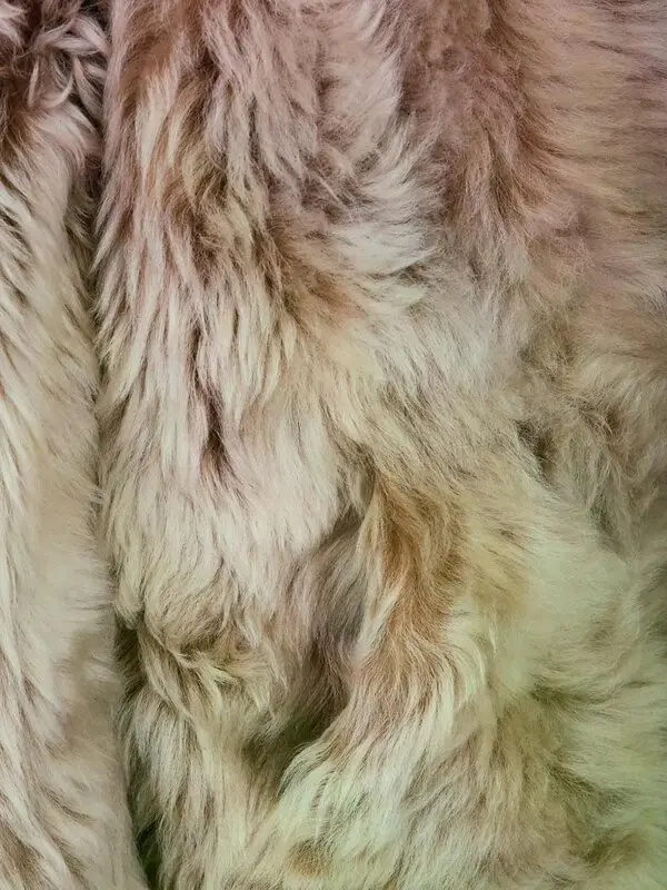 YVES SALOMON Hooded Lamb Fur Jacket - Brown