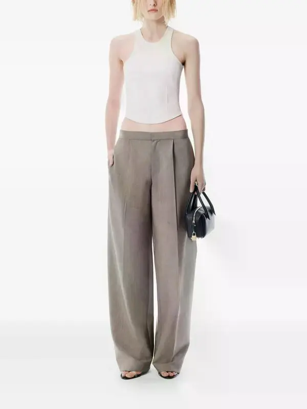Alexander Wang Mid-rise Straight Leg Trousers