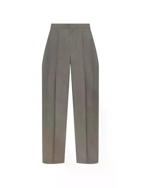 Alexander Wang Pleated Wool Trousers - Grey