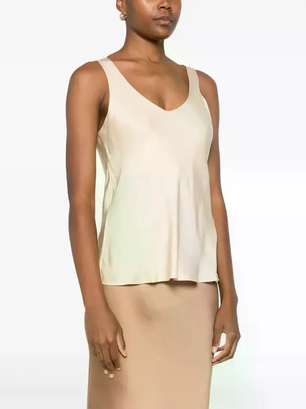 Dixie Cotton V-neck Top