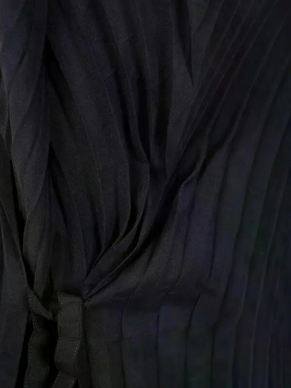 Issey Miyake Paper Bag Pleats Midi Dress