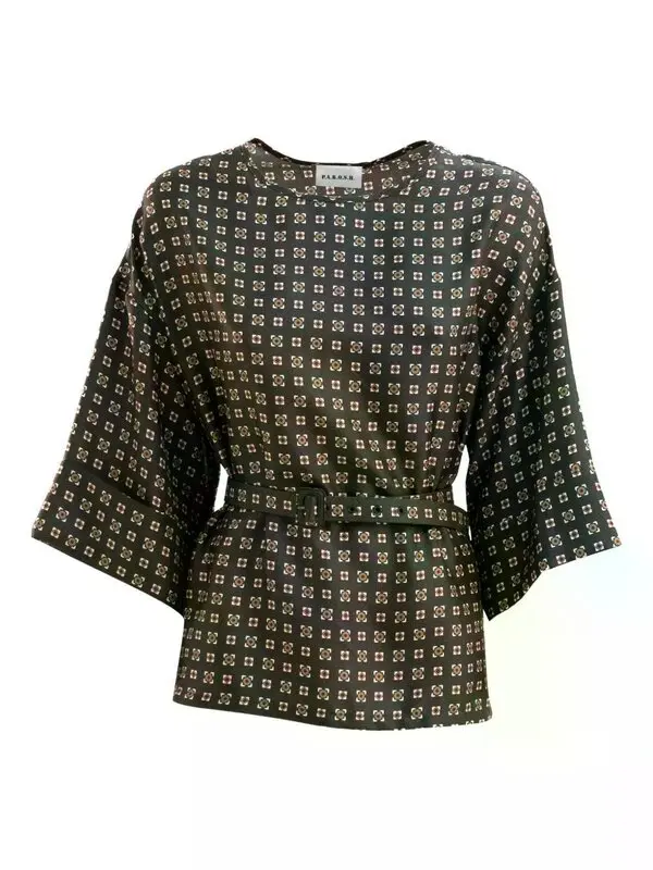 P.a.r.o.s.h Geometric Patterned Blouse