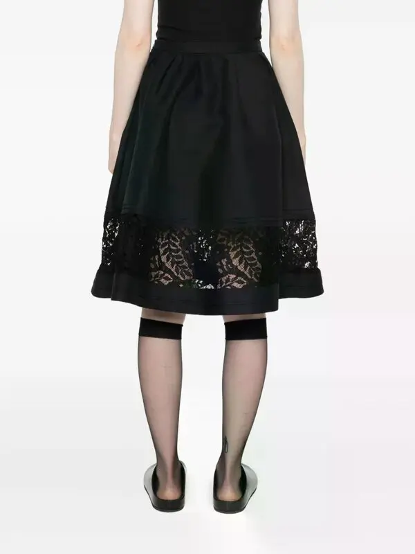 Marni Embellished Cotton Flared Skirt