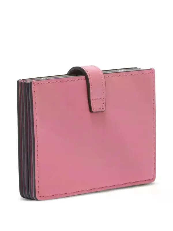 Furla Leather Strap Cardholder - Pink