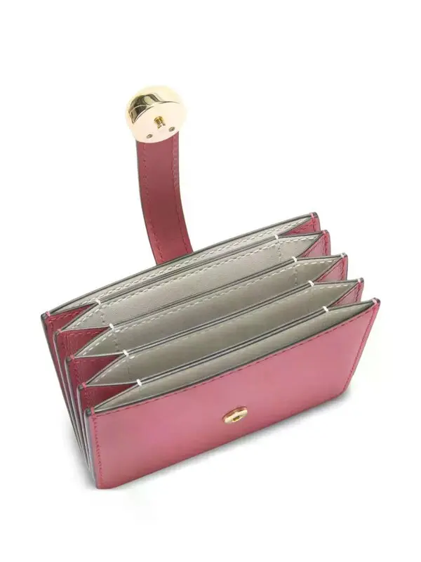 Furla Leather Strap Cardholder - Pink