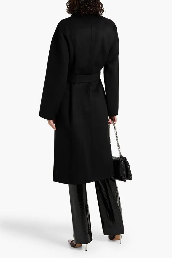 Theory Wool And Cashmere-blend Felt Coat