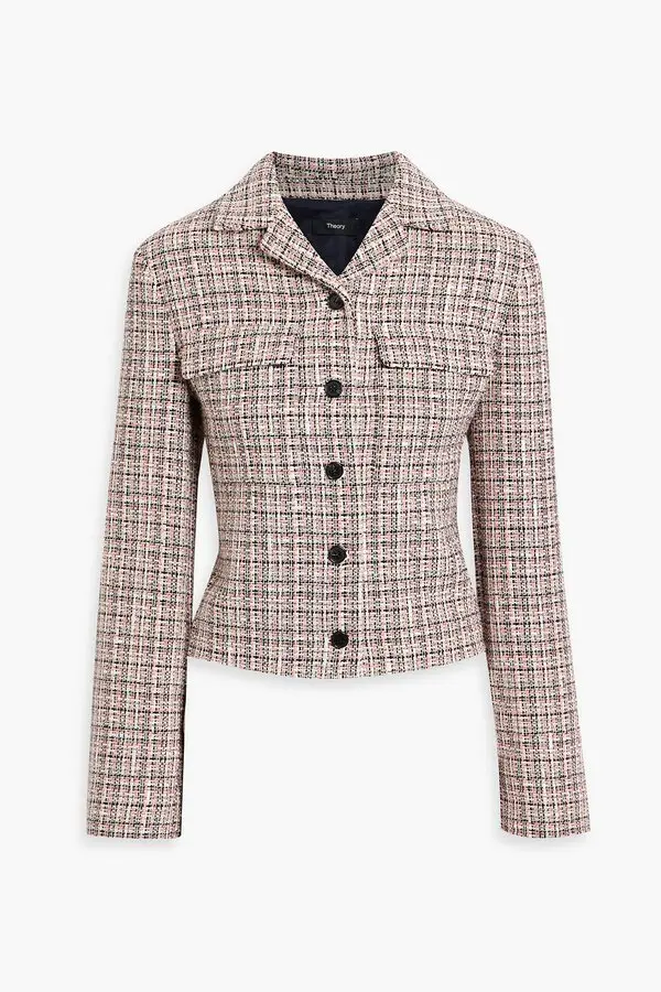 Theory Cotton-blend Tweed Jacket
