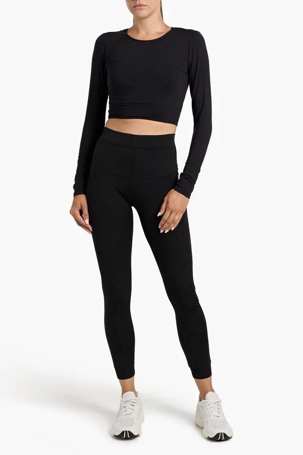Tibi Cropped Scuba Leggings