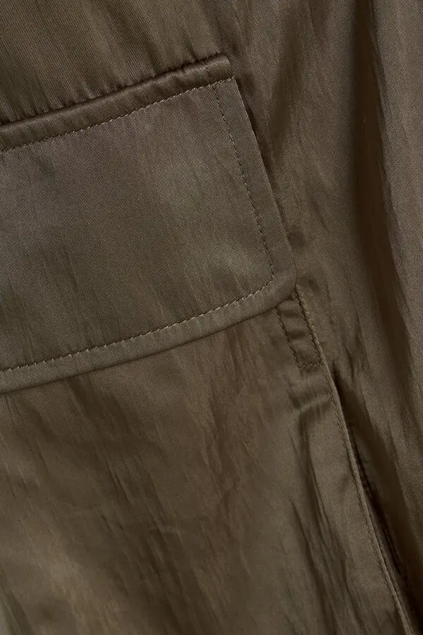 Tibi Stella Pleated Wide-leg Pants