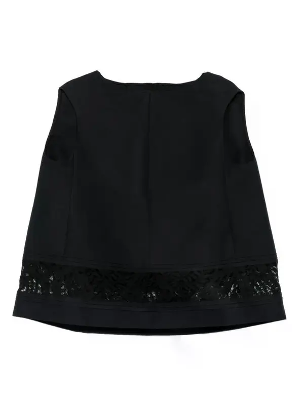 Marni Lace-insert Sleeveless Blouse
