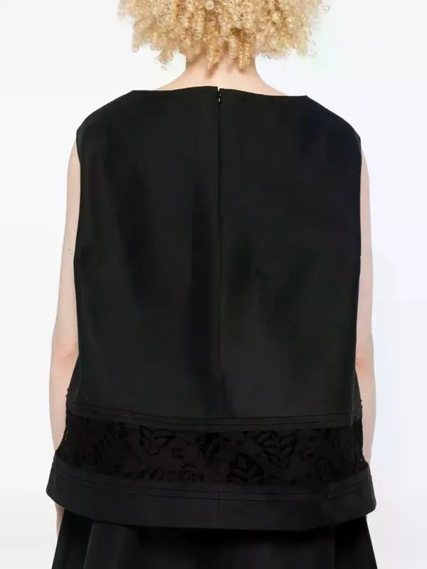 Marni Lace-insert Sleeveless Blouse