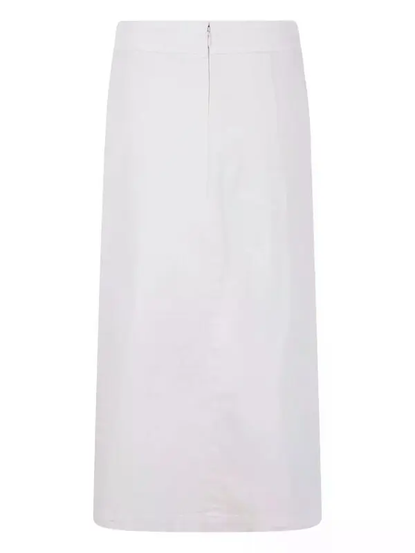 Aspesi Cotton Wrap Skirt - White