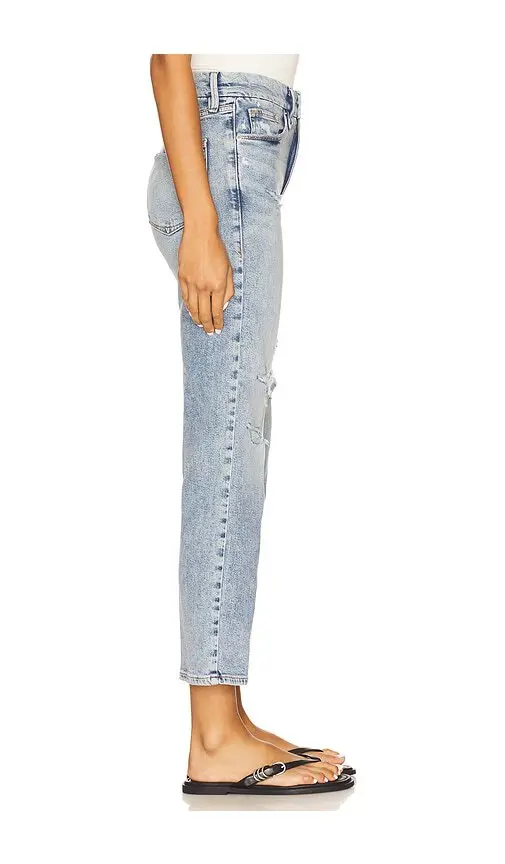 Good American Good Icon Straight Ankle Jeans - Indigo1078
