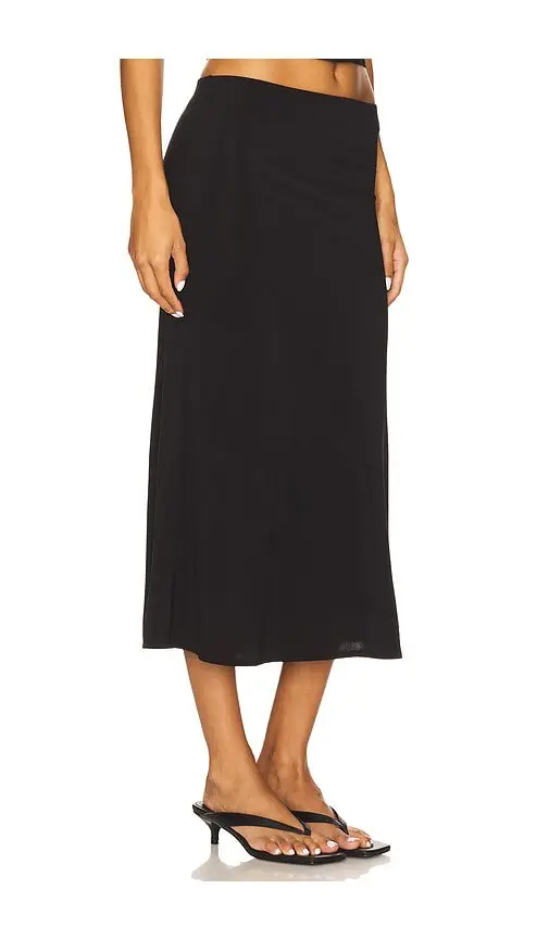 BELLA VENICE Jessie Slip Skirt - Black