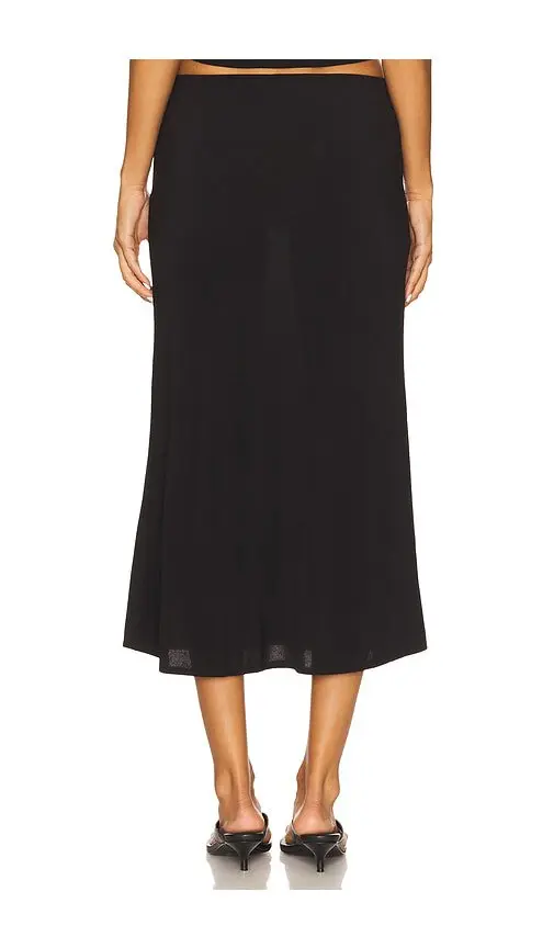 BELLA VENICE Jessie Slip Skirt - Black