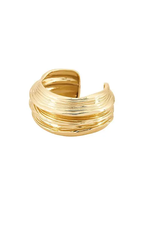 LOVERS AND FRIENDS X Yhasmina Ferrara Krystal Cuff - Gold