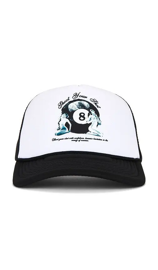 FUNERAL APPAREL Trucker Hat - Black & White