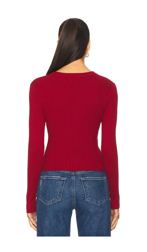Paige Acqua Cardigan - Cranberry
