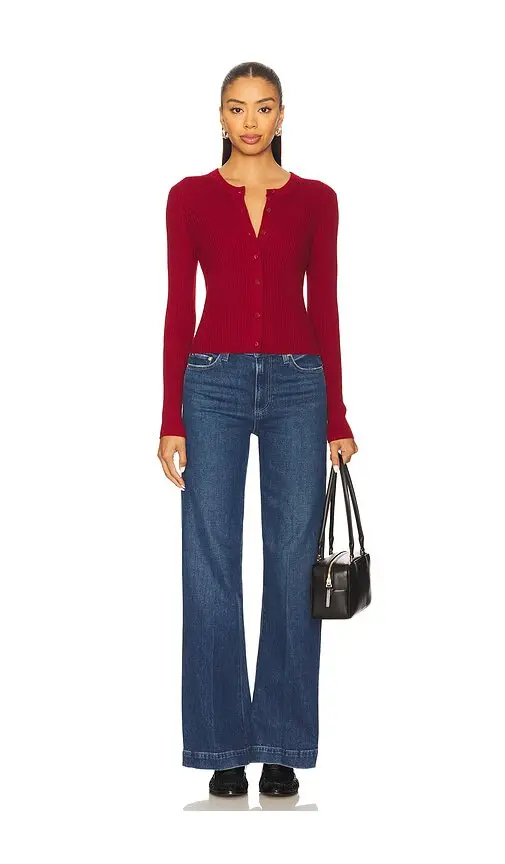 Paige Acqua Cardigan - Cranberry