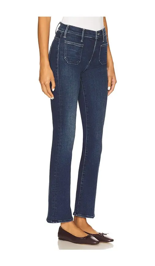 MOTHER The Patch Pocket Insider Flood Jeans