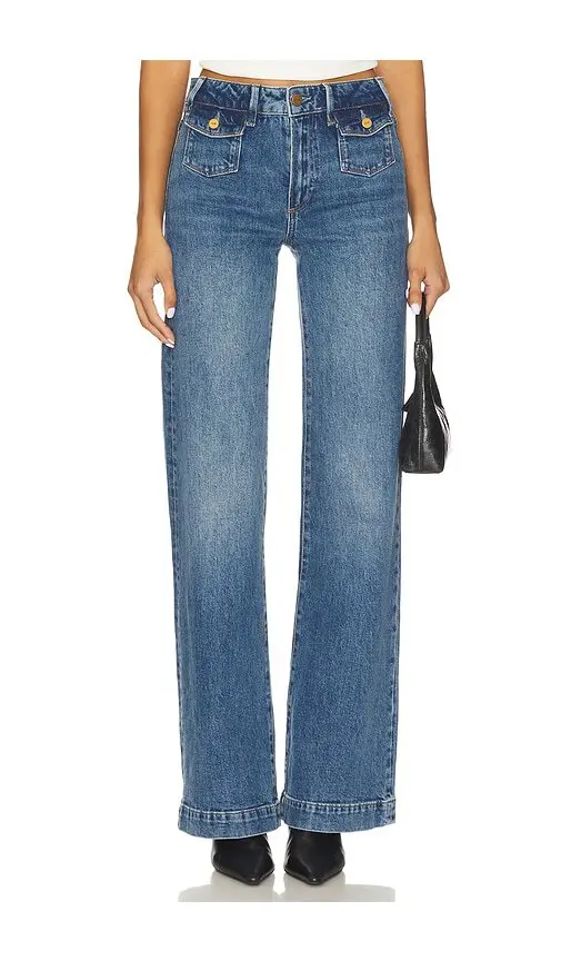 Paige Leenah Wide Leg Jeans
