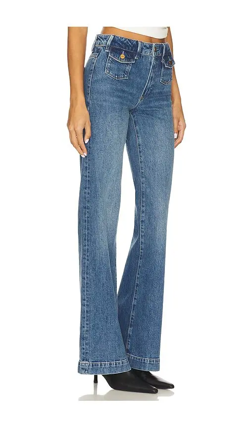 Paige Leenah Wide Leg Jeans