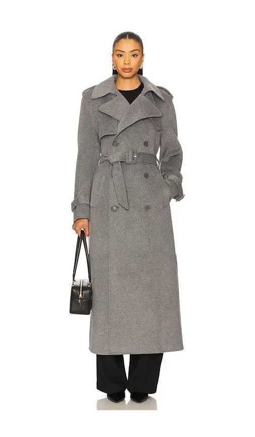 Simkhai Rumi Belted Long Coat