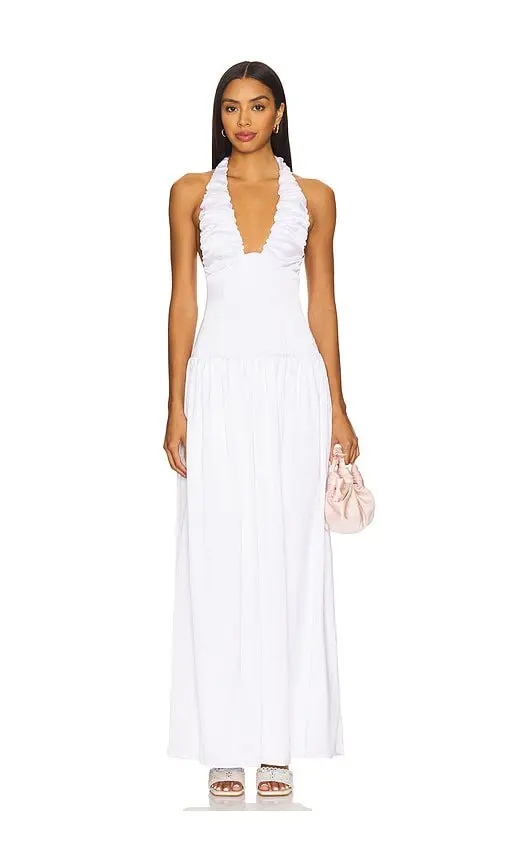 MORE TO COME Gracy Maxi Dress - Ivory