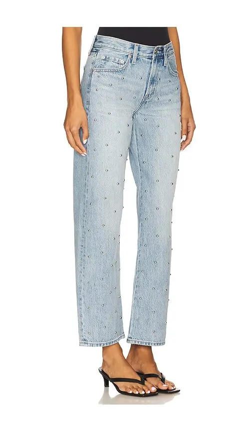 PISTOLA Lexi Mid Rise Bowed Straight Jeans - Aries