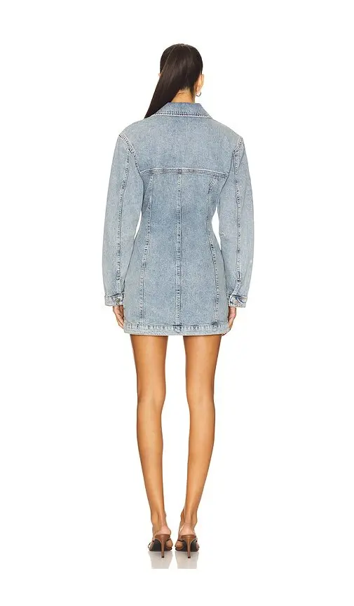 Good American Barrel Long Sleeve Mini Dress