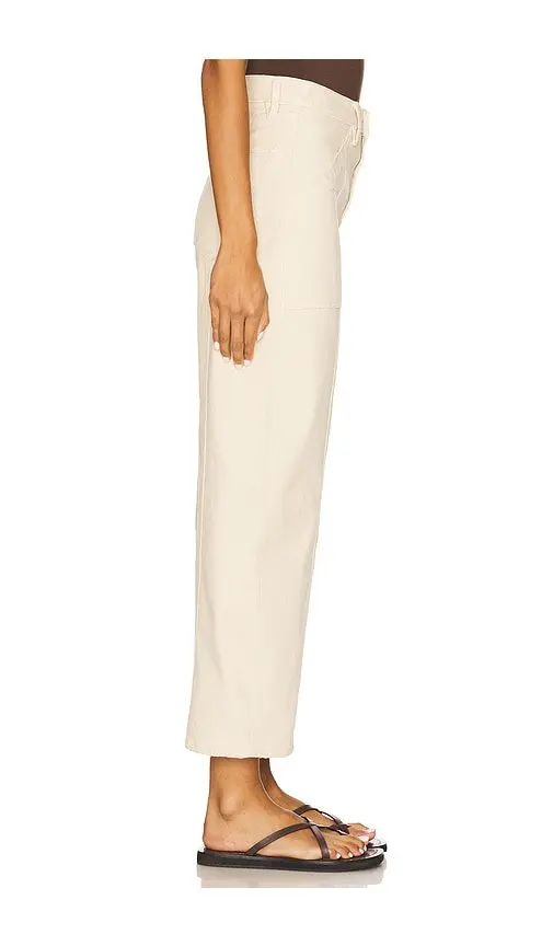 Good American Cropped Barrel Pants