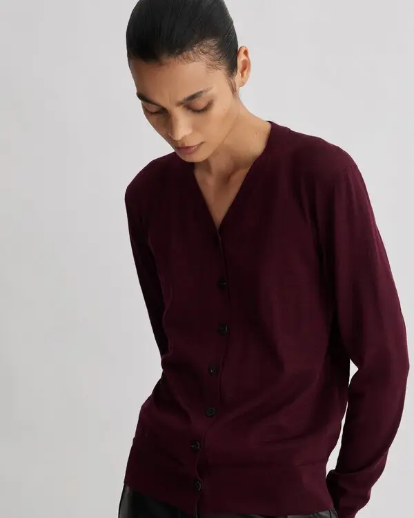 Veronica De Piante Katie Merino Wool Cardigan