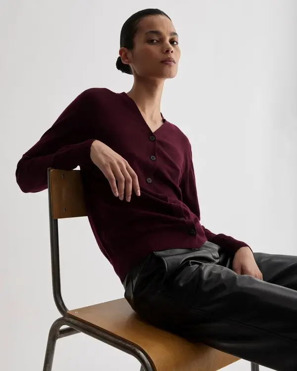 Veronica De Piante Katie Merino Wool Cardigan