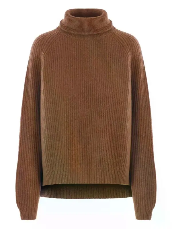 Dusan Turtleneck Cashmere Sweater - Brown