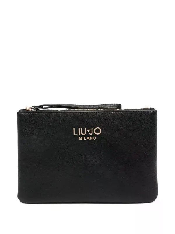Liu Jo Logo Plaque Zip Clutch