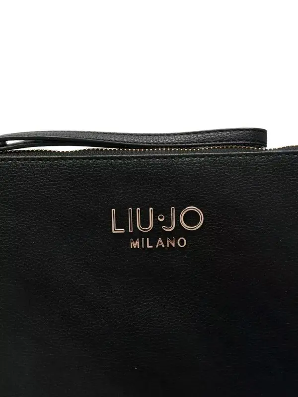 Liu Jo Logo Plaque Zip Clutch