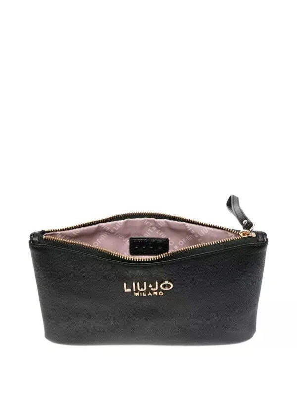 Liu Jo Logo Plaque Zip Clutch
