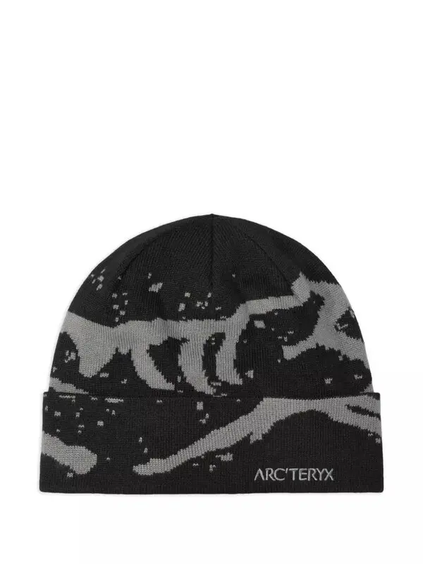 Arc'teryx Grotto Graphic-pattern Beanie - Black