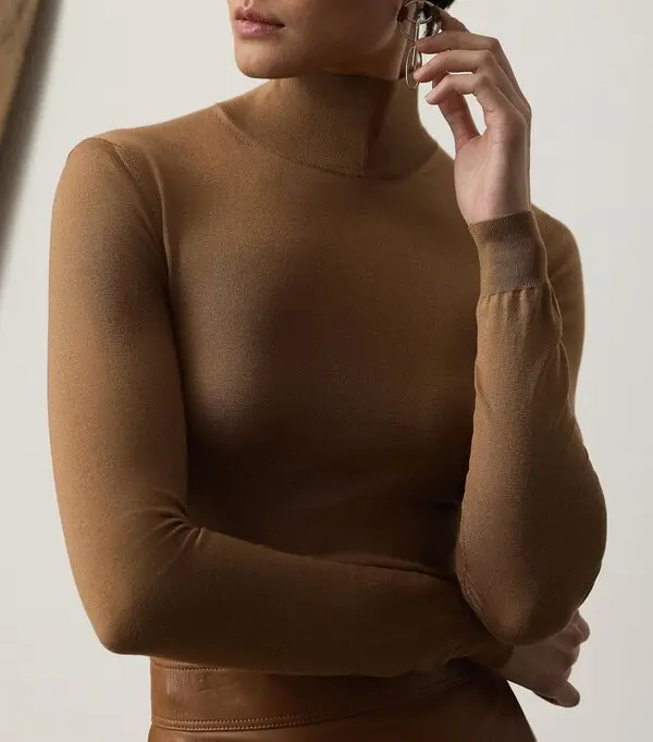 Ralph Lauren Silk-blend Rollneck Sweater