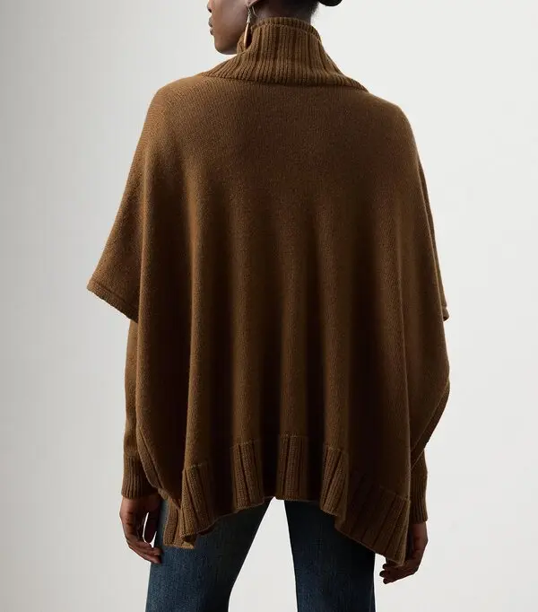 Ralph Lauren Cashmere-blend Cape Sweater
