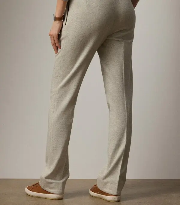 Ralph Lauren Cotton And Cashmere Pleated Trousers