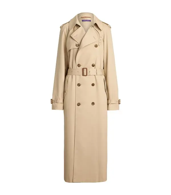 Ralph Lauren Silk-cotton Trench Coat