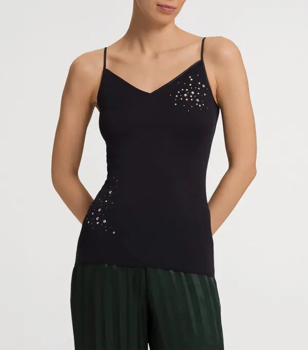 Hanro Embellished Cotton Camisole